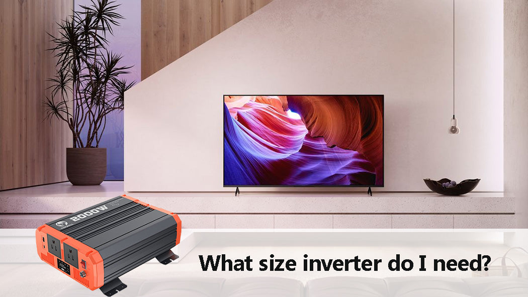 What Size Inverter do I Need for a TV?
