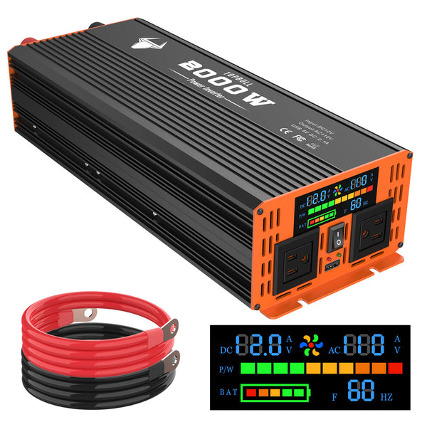 2000W Modified Sine Wave Inverter 12V to 110V_TOPBULL